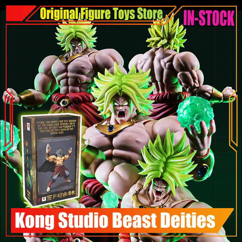 In Stock Kong Studio Beast Deities Dragon Ball Z Broly Figure Super Sa ...