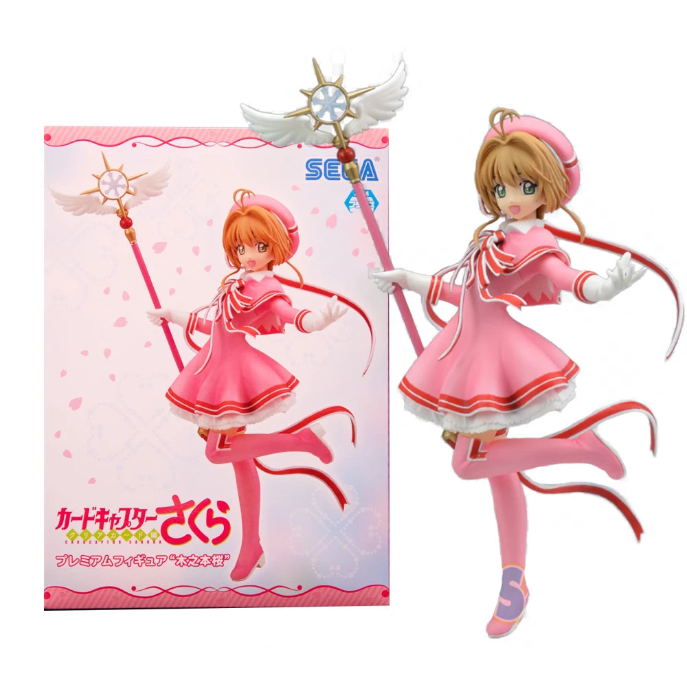 22CM Anime Card Captor Sakura Clear Card-hen Kinomoto Sakura Figure St ...