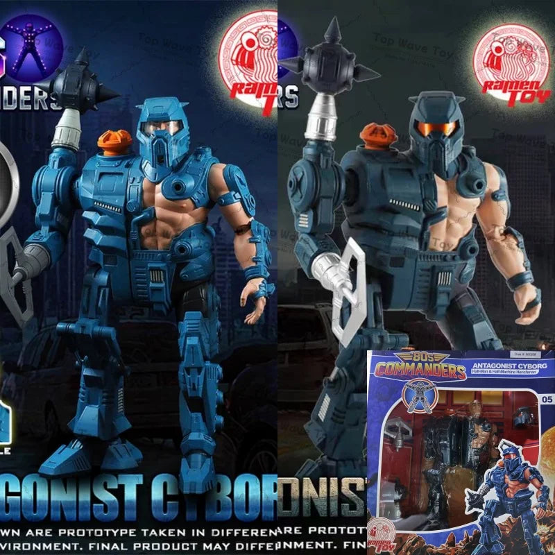 New Stock Ramen Toy 80C05C 1/12 Scale 80s Commander Antagonist Cyborg ...
