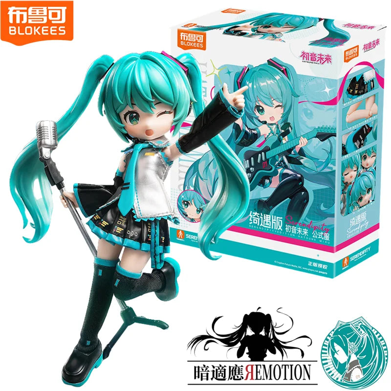 Blokees Hatsune Miku Action Figure DIY Q version Joint Mobility Anime ...