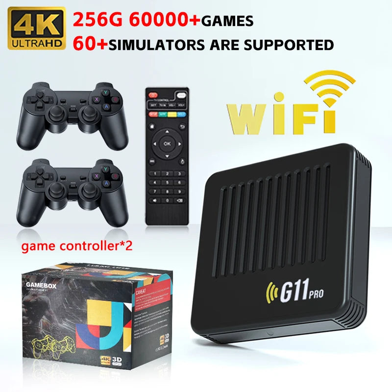 G11 Pro Built-in 60000 Games Super Console 4K HD 2.4G Wireless Gamepad ...