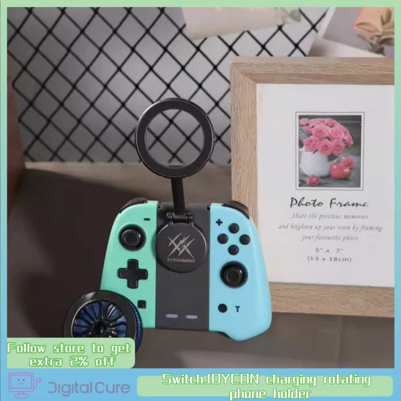 Switch JOYCON Charging Rotating Phone Stand Simulator Phone Controller ...
