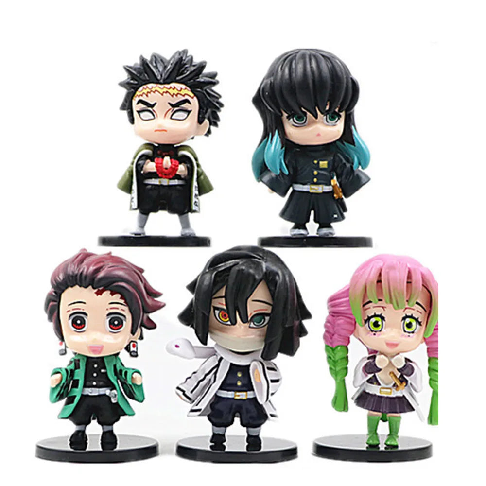 11cm Demon Slayer Kimetsu no Yaiba Anime Figure Kanroji Mitsuri Action ...