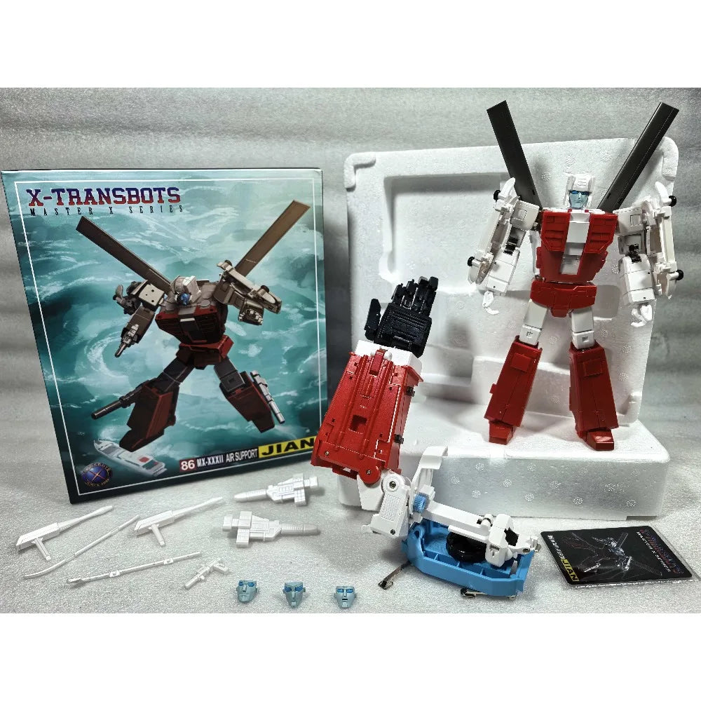 【24-hour Shipping】 X-Transbot Transformed Toys MX-32 MX32 Defensor Bla ...