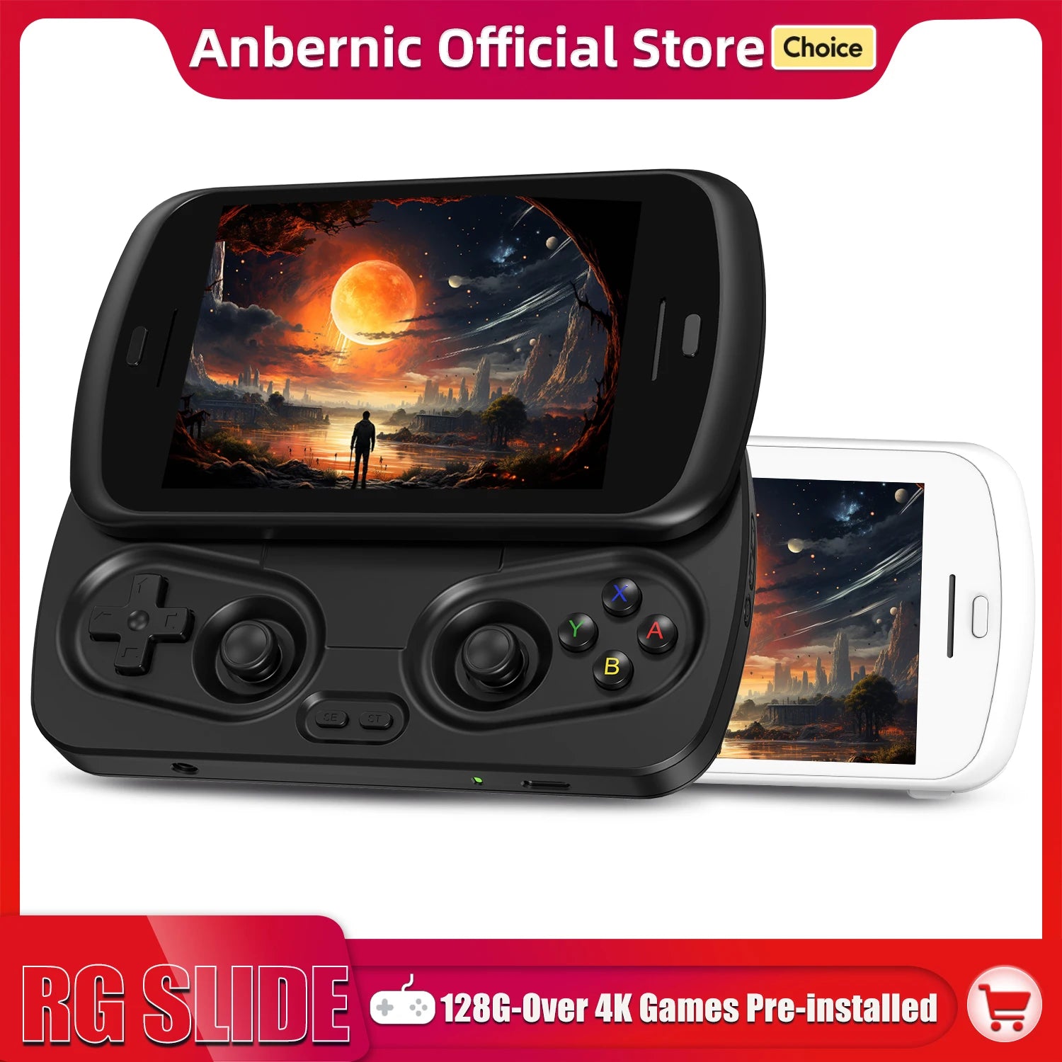 ANBERNIC RG Slide Handheld Game Console 4.7-inch LTPS In-Cell Display ...