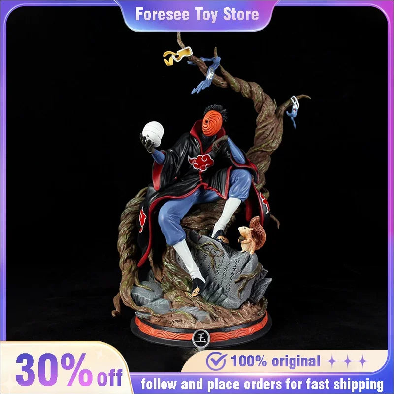 32cm Akatsuki Tobi Uchiha Obito NARUTO Animation Peripherals PVC Model ...