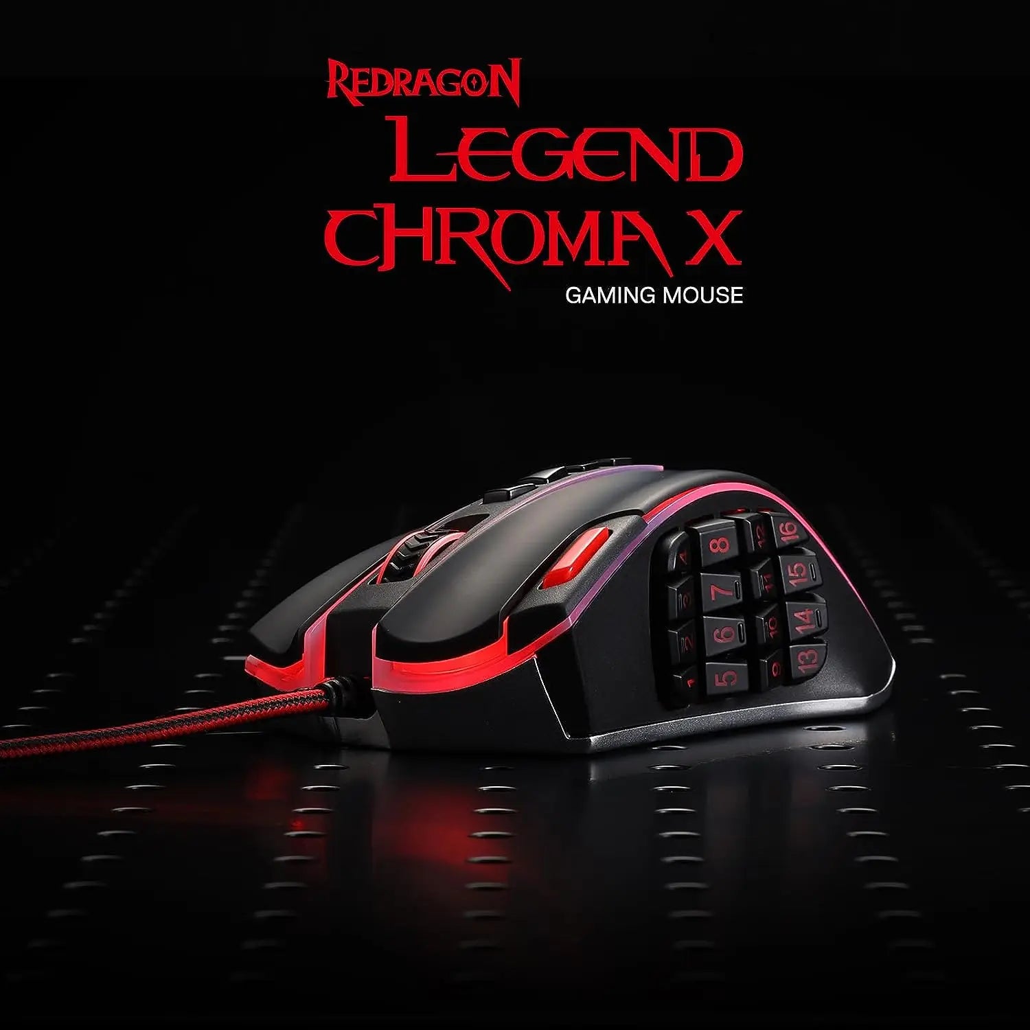 Redragon M990 MMO Gaming Mouse, 32000 DPI High Precision Wired RGB Gam ...