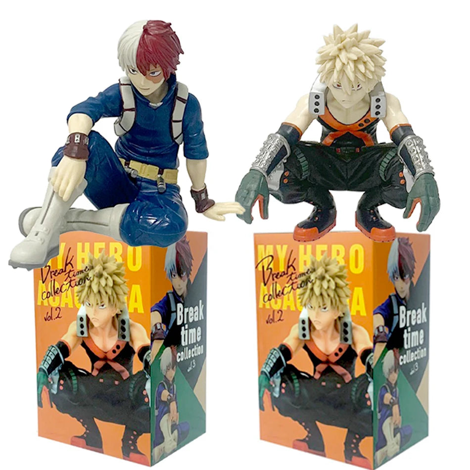 My Hero Academia Anime Figures PVC Model Bakugou Katsuki & Todoroki Sh ...