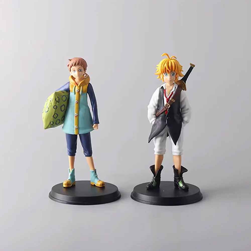 16CM The Seven Deadly Sins Figure Meliodas King Standing Animation Mod ...