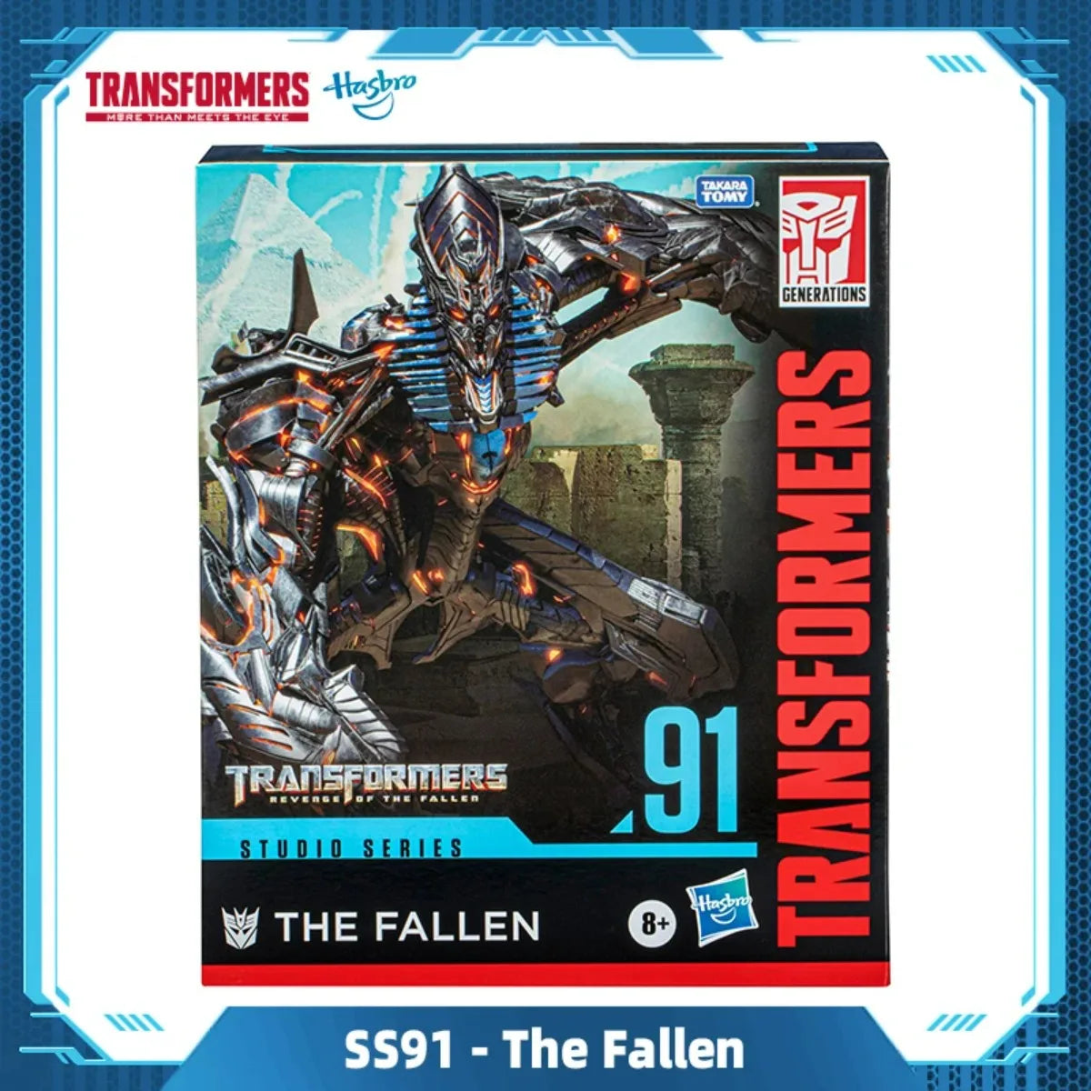 Hasbro Transformers Studio Series 91 Leader Class Revenge of The Falle ...