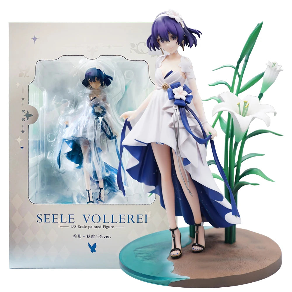 25CM Anime Game Honkai Impact 3 Seele Figure Autumn Frost Lily Ver Sta ...
