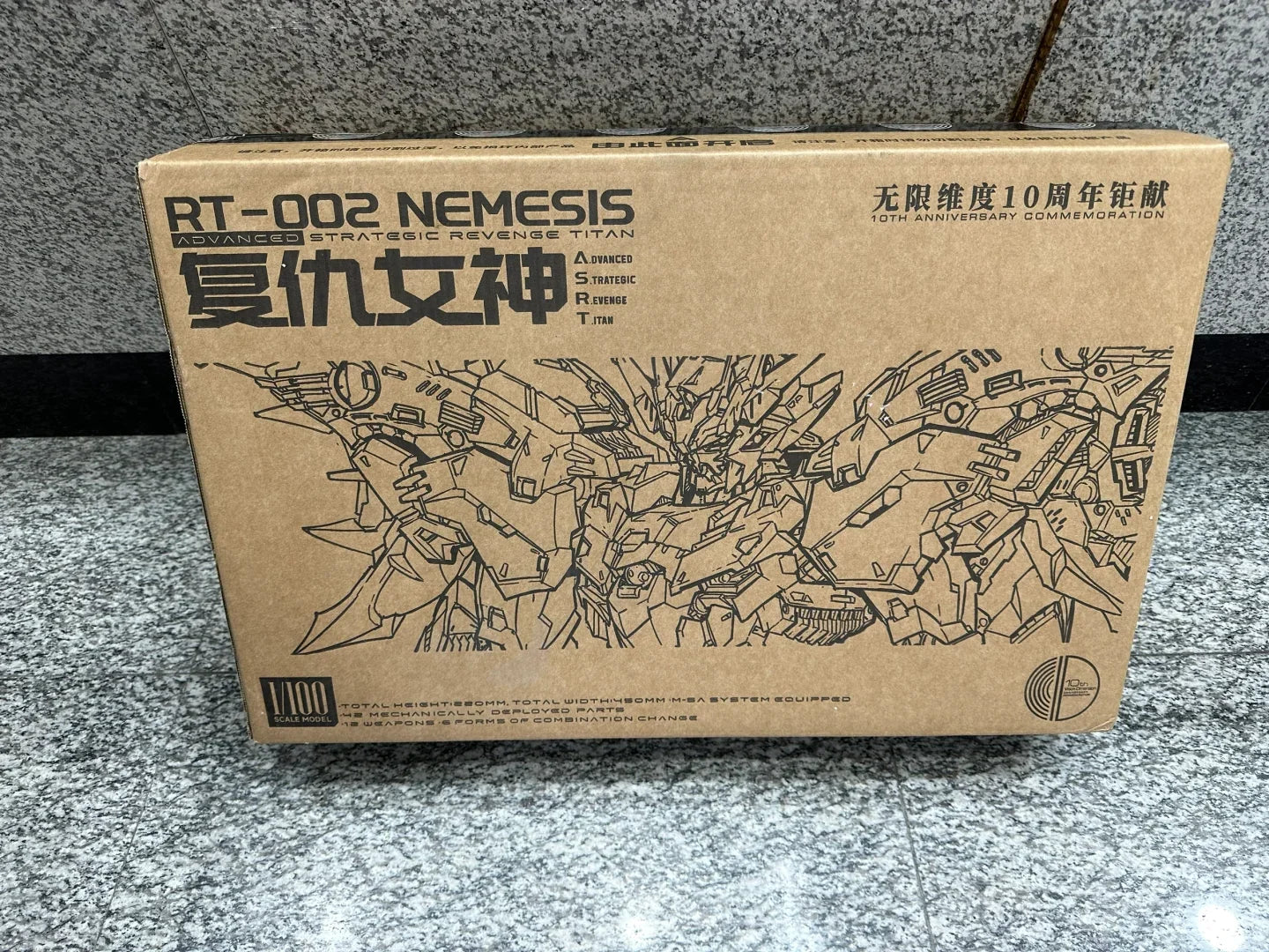 In Stock Infinite Dimension RT-002 NEMESIS 1/100 Assembling Model Mech ...