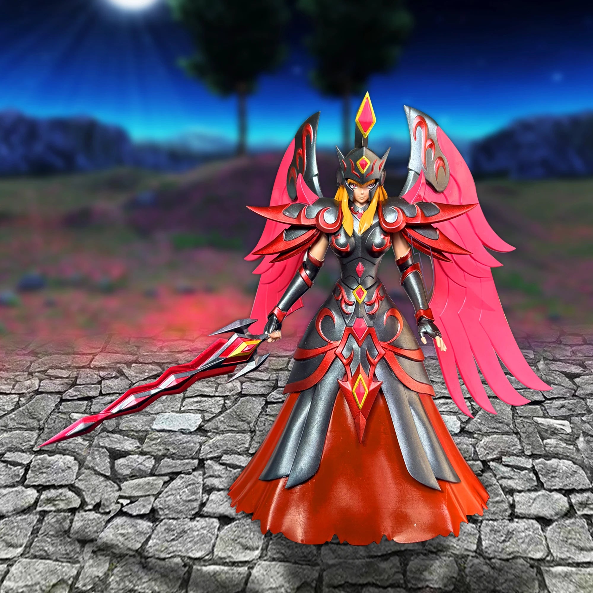 Saint Seiya Omega Pallas GK Resin Statue - Athena's Sister Goddess of ...