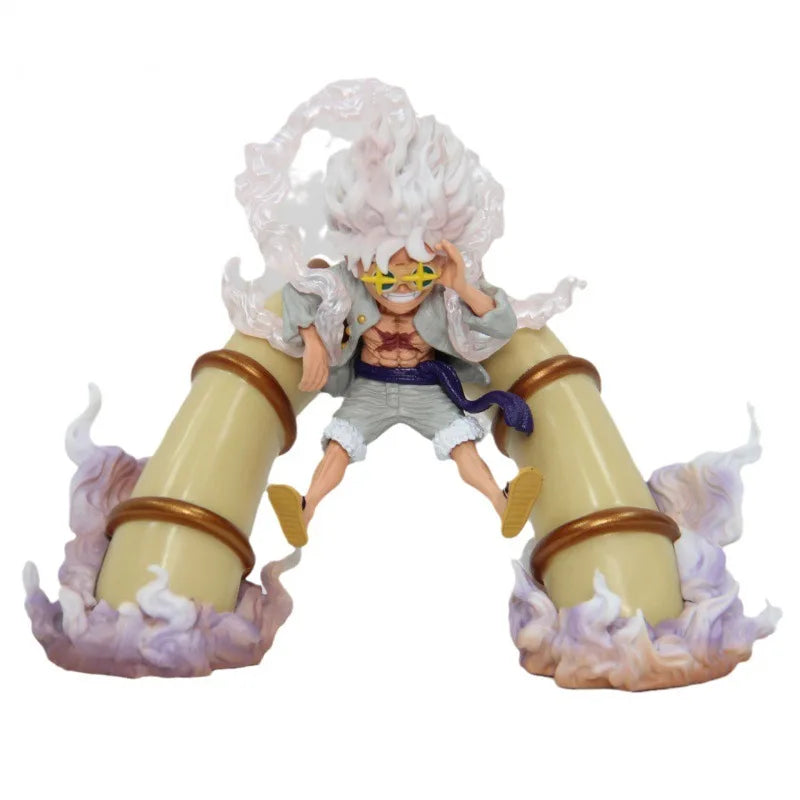 New One Piece Anime Figure Gear 5 Luffy Monkey D Luffy Figurine Pvc St ...