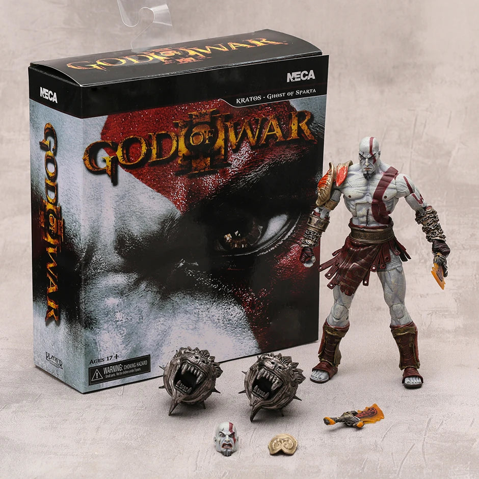 NECA God of War 3 Ultimate KRATOS 7"Action Figure – GameLoopX