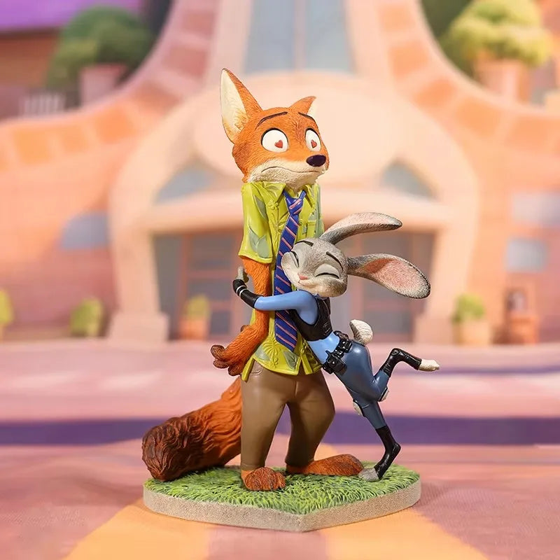 Disney Zootopia Judith Nick Cartoon Character Figurine Toy Desktop Orn ...
