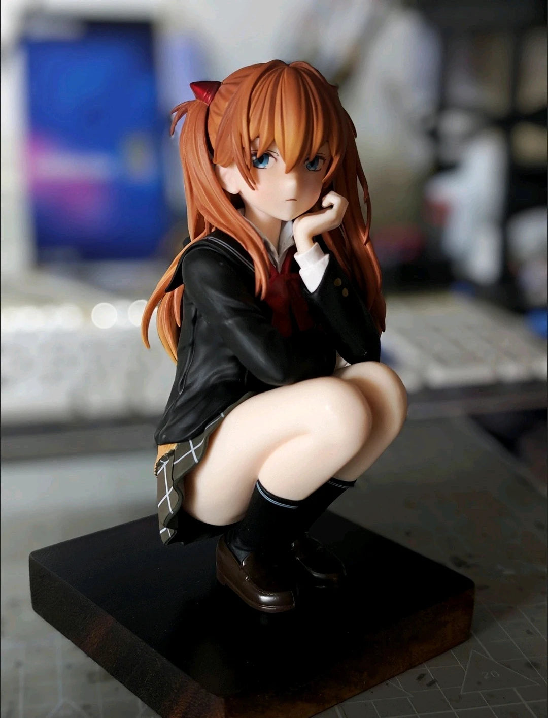 Asuka Langley Soryu Action Figure College Wind Beautiful Young Girl Co ...