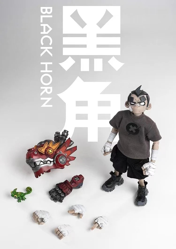 【Original】D_ONE STUDIO Dragon Year Limit BLACK HORN 1/12 Scale Trendy ...