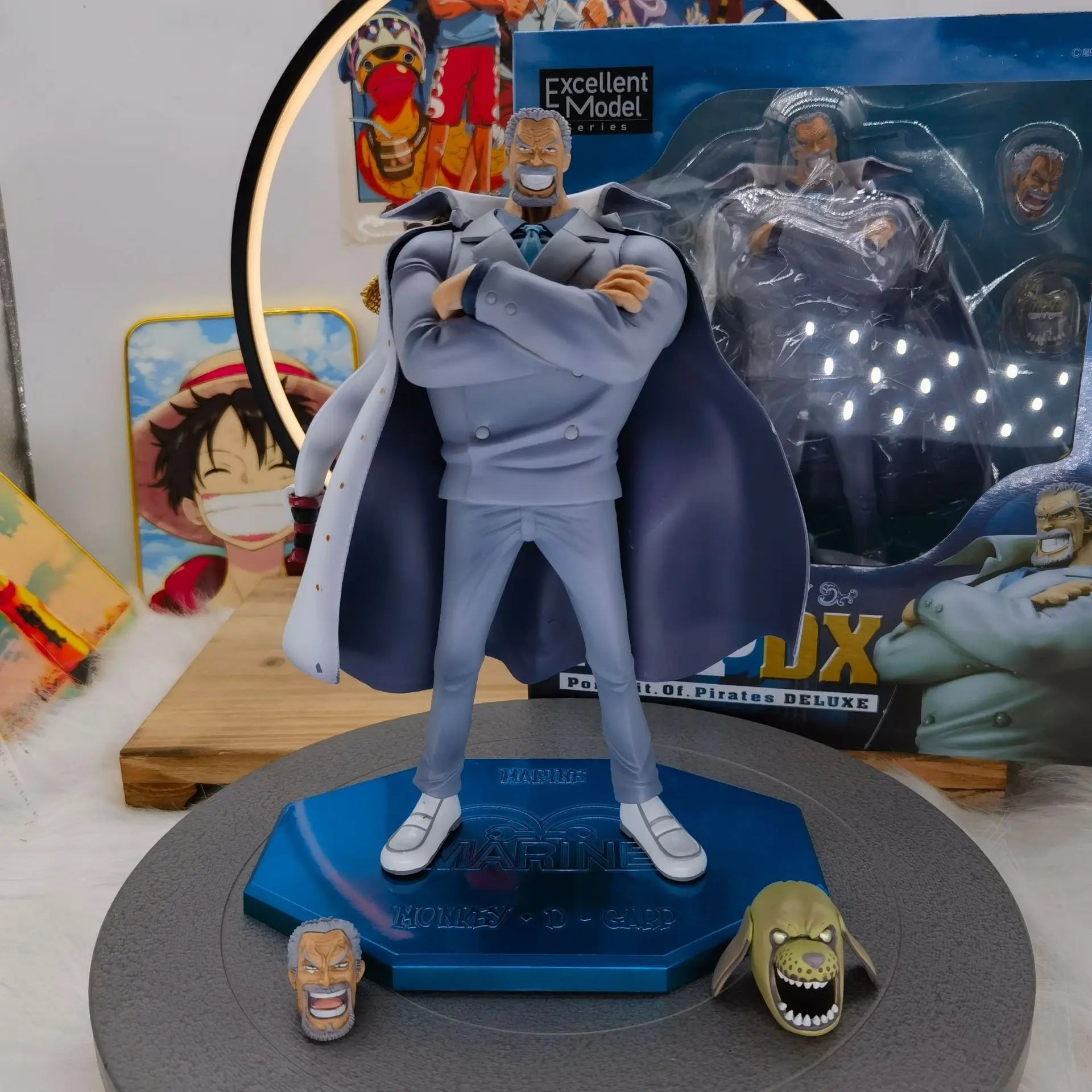 POP One Piece Figure Monkey.D.Garp 26CM Anime PVC Action Figure Toys 3 ...