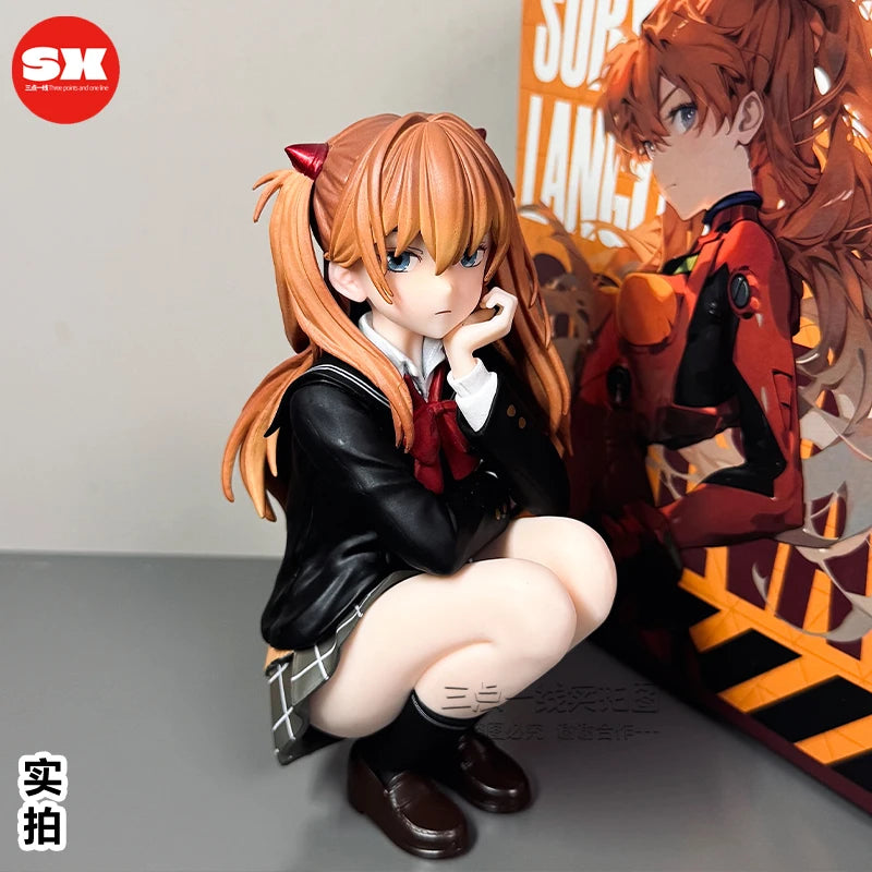 Asuka Langley Soryu Action Figure College Wind Beautiful Young Girl Co ...