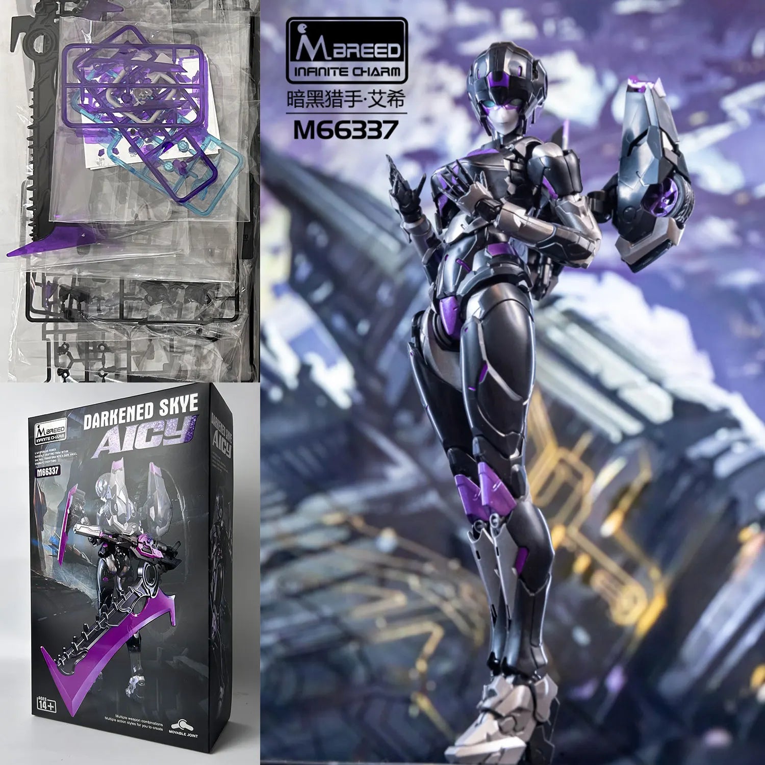 M Breed M66337 Charmaine M Darkened Skye Arcee KO RIOBOT Transformatio ...