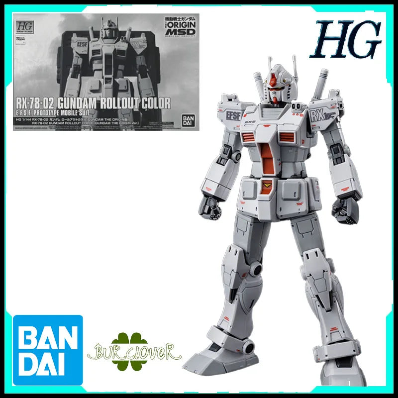 Bandai Original HG GUNDAM （Origin）RX-78-02 1/144 Anime Action Figure A ...