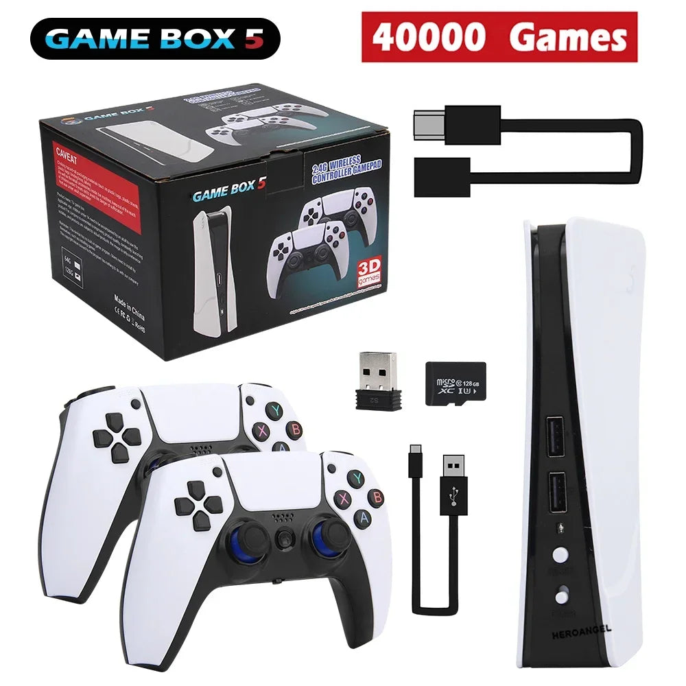NEW GB5 Video Game Console 64GB/128GB 40000 Free Games HD TV Game Box ...