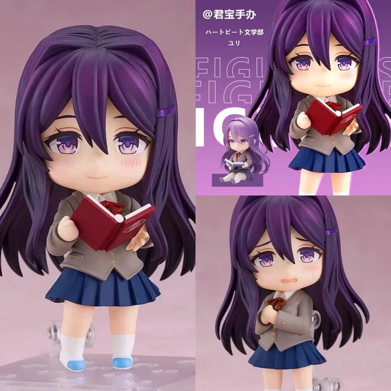 #2283 Doki Literature Club! Yuri Anime Girl Figure #1817 Monika Action ...