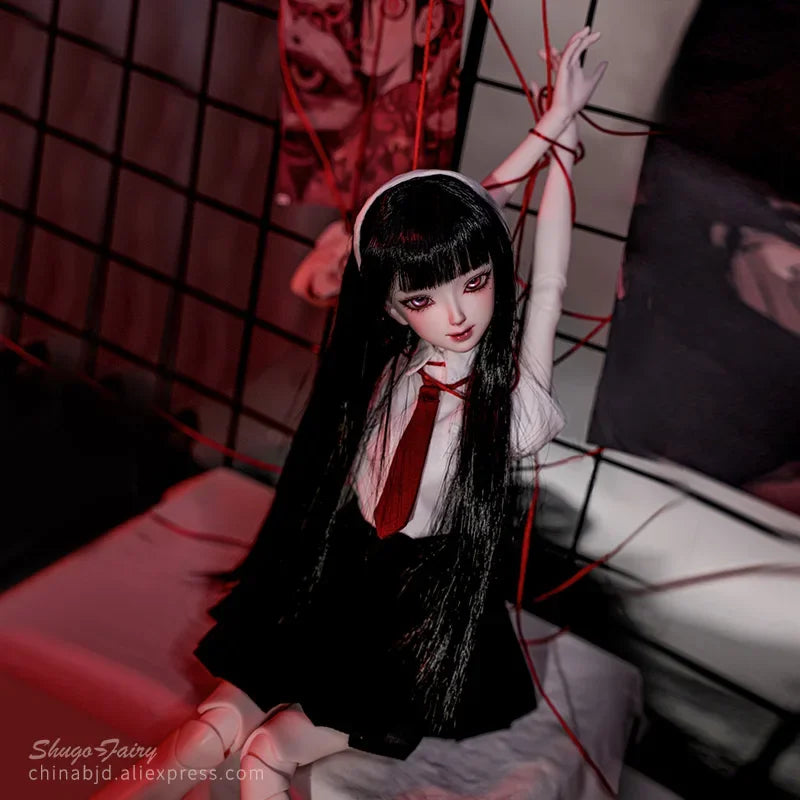 New Second Design BJD Two Face 1/4 Mio Full Set Magnet Tomie Ghost Fac ...