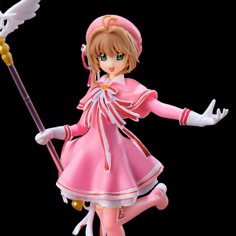 22CM Anime Card Captor Sakura Clear Card-hen Kinomoto Sakura Figure St ...