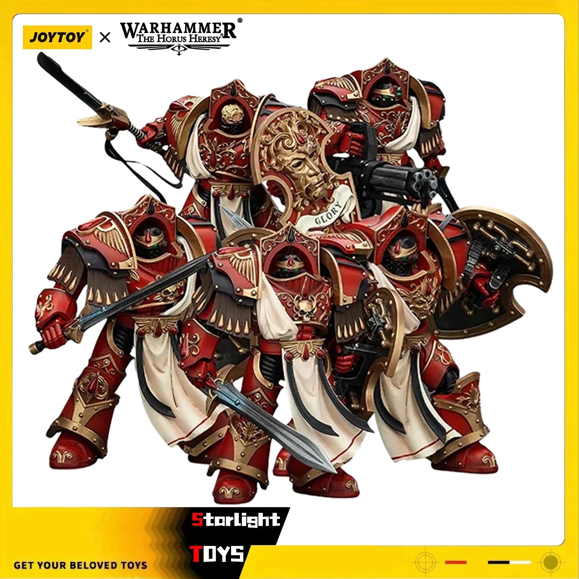 JOYTOY Warhammer 40K Blood Angels Crimson Paladins Squad Model Toy Gif ...
