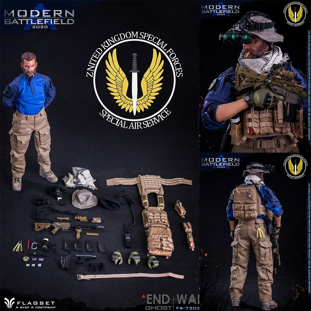 ViiKONDO 1/6 Flagset FS 73033 73031 73049 KS21001 Ghost Action Figure ...