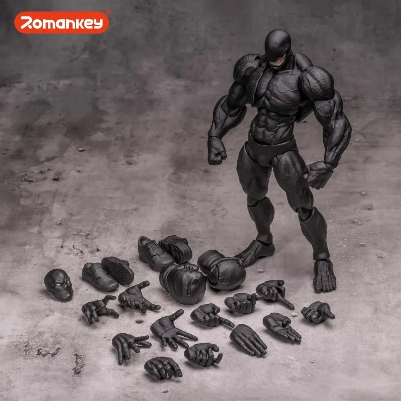 Romankey Big Guy Black Male Body Action Figure - Limited Edition Origi ...