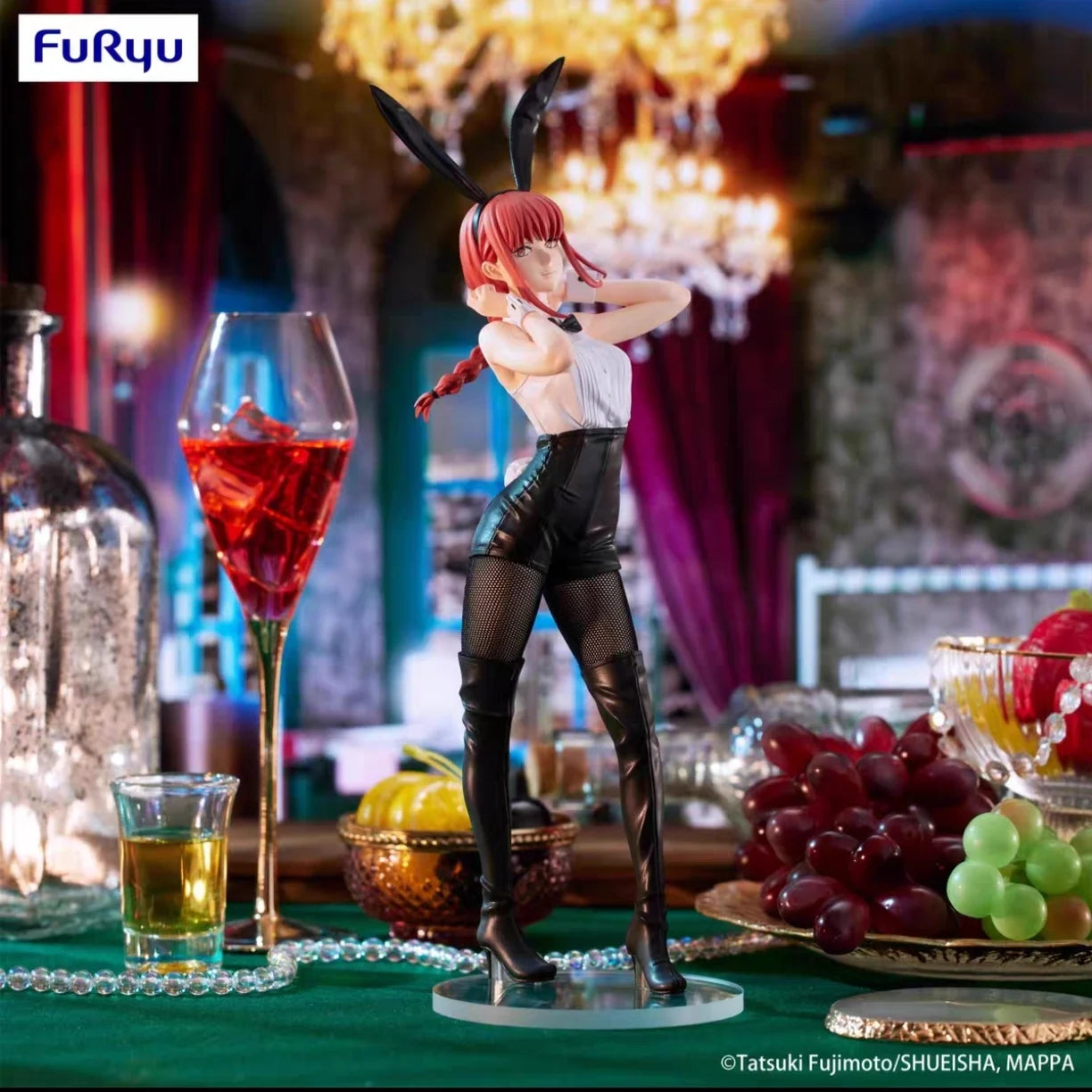 Furyu Chainsaw Man Makima Red Bunny PVC Model Anime Collectible Figure ...