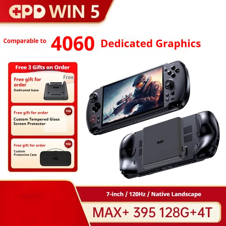 Presale GPD win5 Handheld Game Console 7" 120 Hz 1080P LTPS Screen128G ...