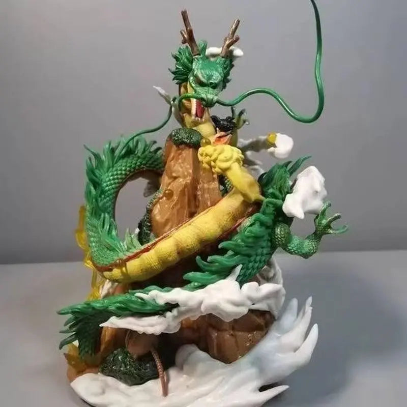 Dragon Ball Z Shenron Anime Figure Goku And Mountain Shenron Action Fi ...