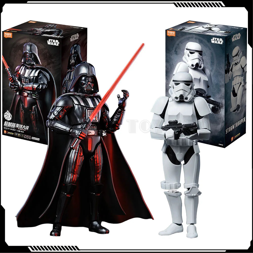 Original Blokees Star Wars Anime Figure Darth Vader Imperial Stormtroo ...