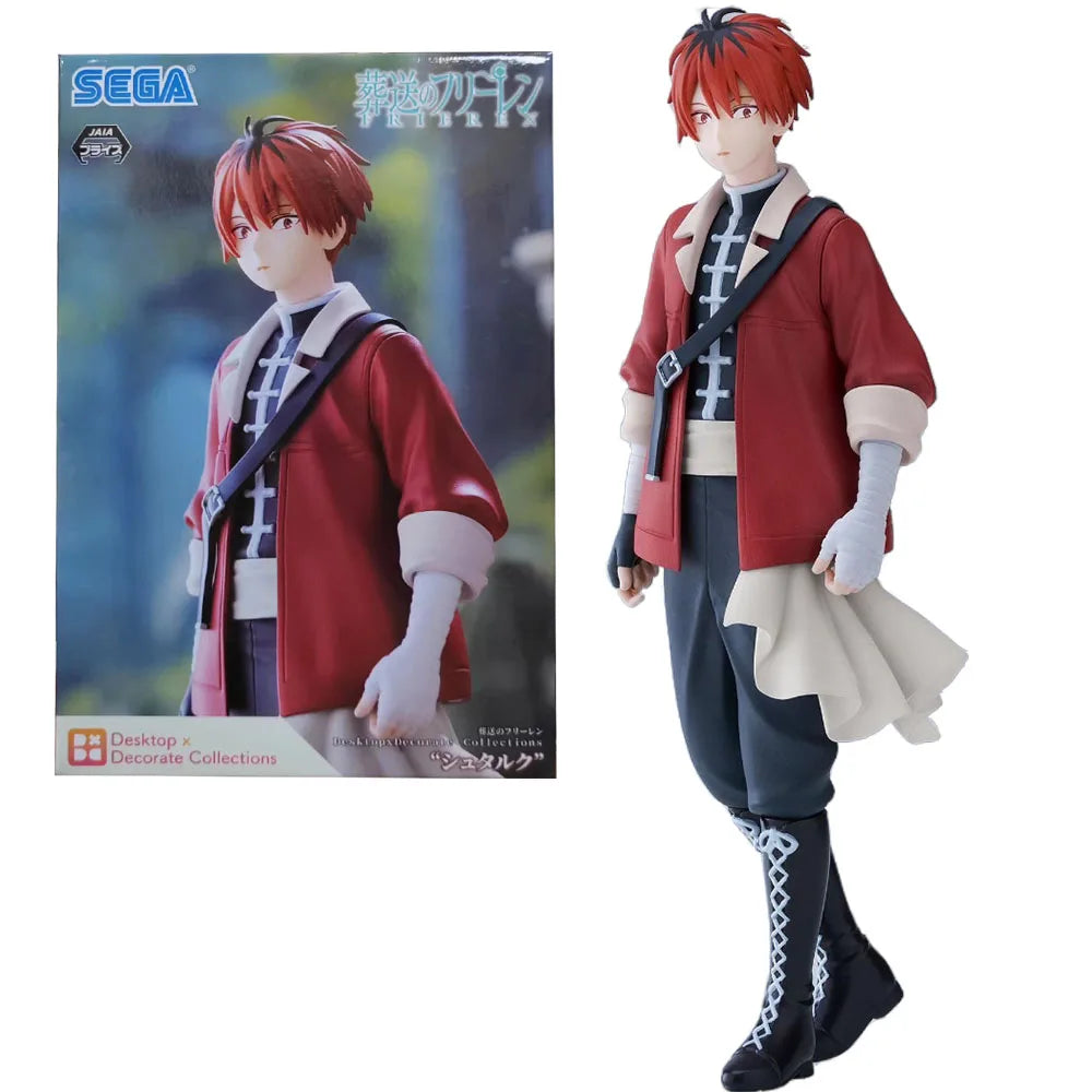 18CM Anime Sousou no Frieren Stark Figure Standing Posture Anime Model ...