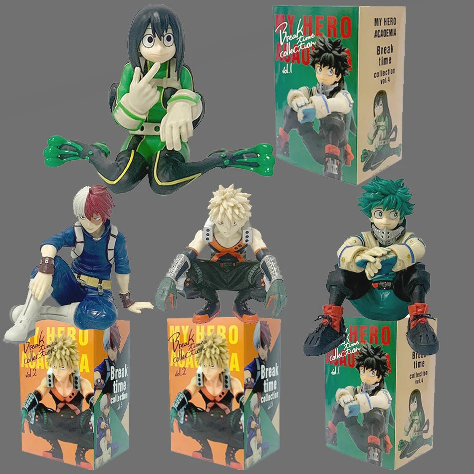 New Anime Figure Shoto Bakugou Boku Izuku Duke Pvc Action Four Figures ...