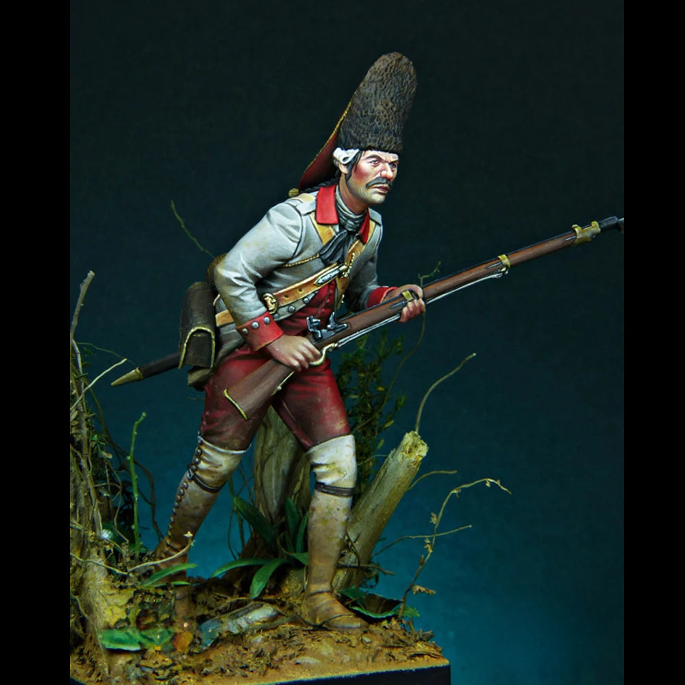 Resin Model figure, GK, 1/24 Spanish Grenadier Regimiento Zamora, Pens ...