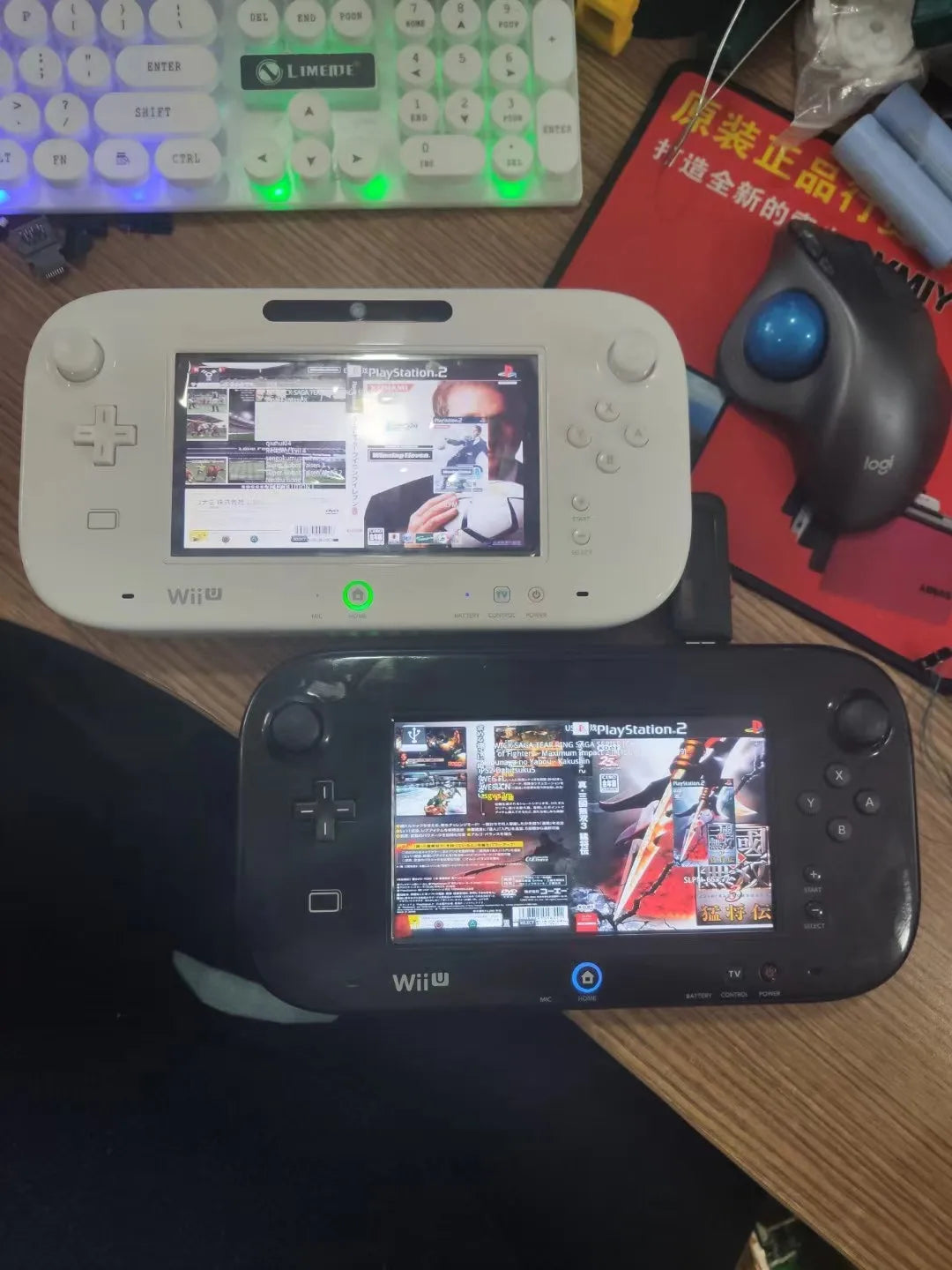 Retro 6.5 inch ps2 portable game console LCD Kids Color Game Player ...