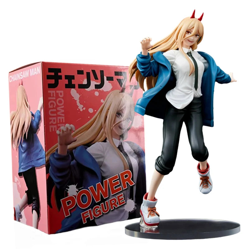 20cm Chainsaw Man Anime Figure Power Action Figure Collectible Model D ...