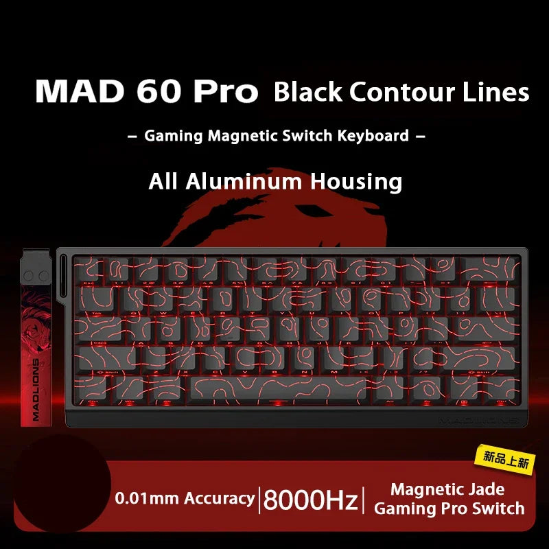 Madlions MAD68 60 Pro Mad Gaming Mechanical Keyboard Magnetic Switch W ...