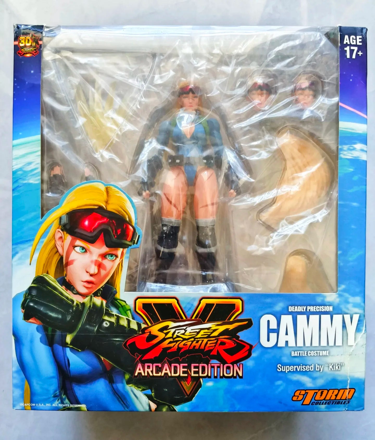 in stock Storm toys ST Street Fighter 5 CAMMY 1/12 movable doll hand-t ...