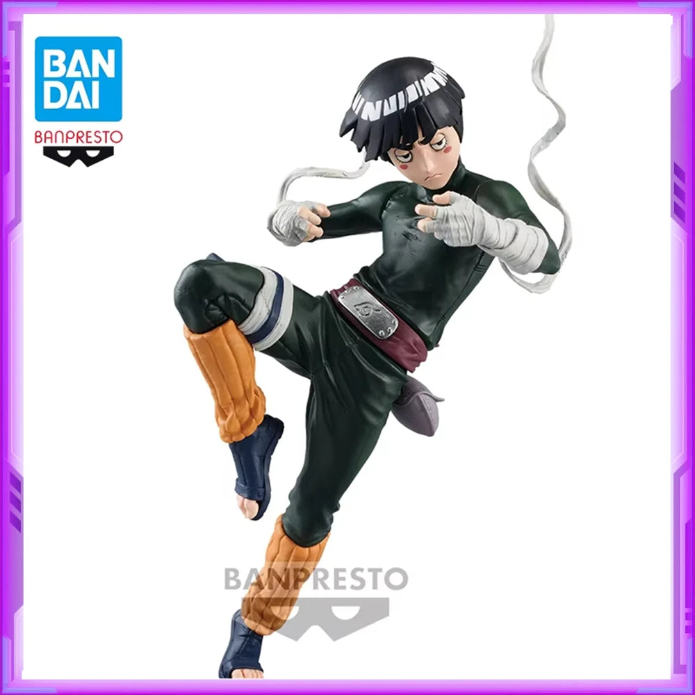 Original BANDAI Banpresto BFC NARUTO Rock Lee PVC Anime Figures Action ...