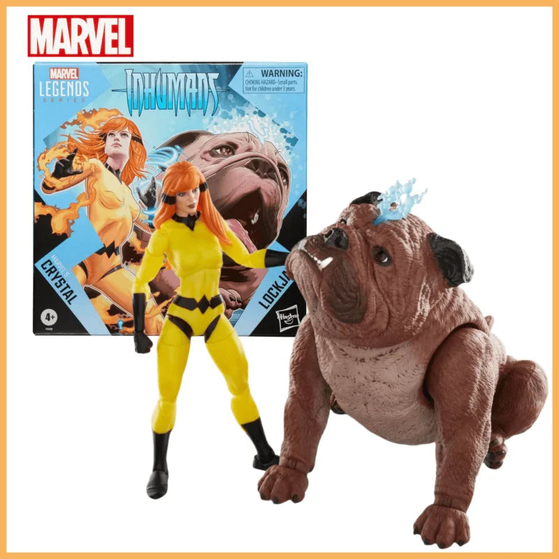 Marvel Legends Inhumans Crystal Lockjaw Deluxe Exclusive 6" Alien Crys ...