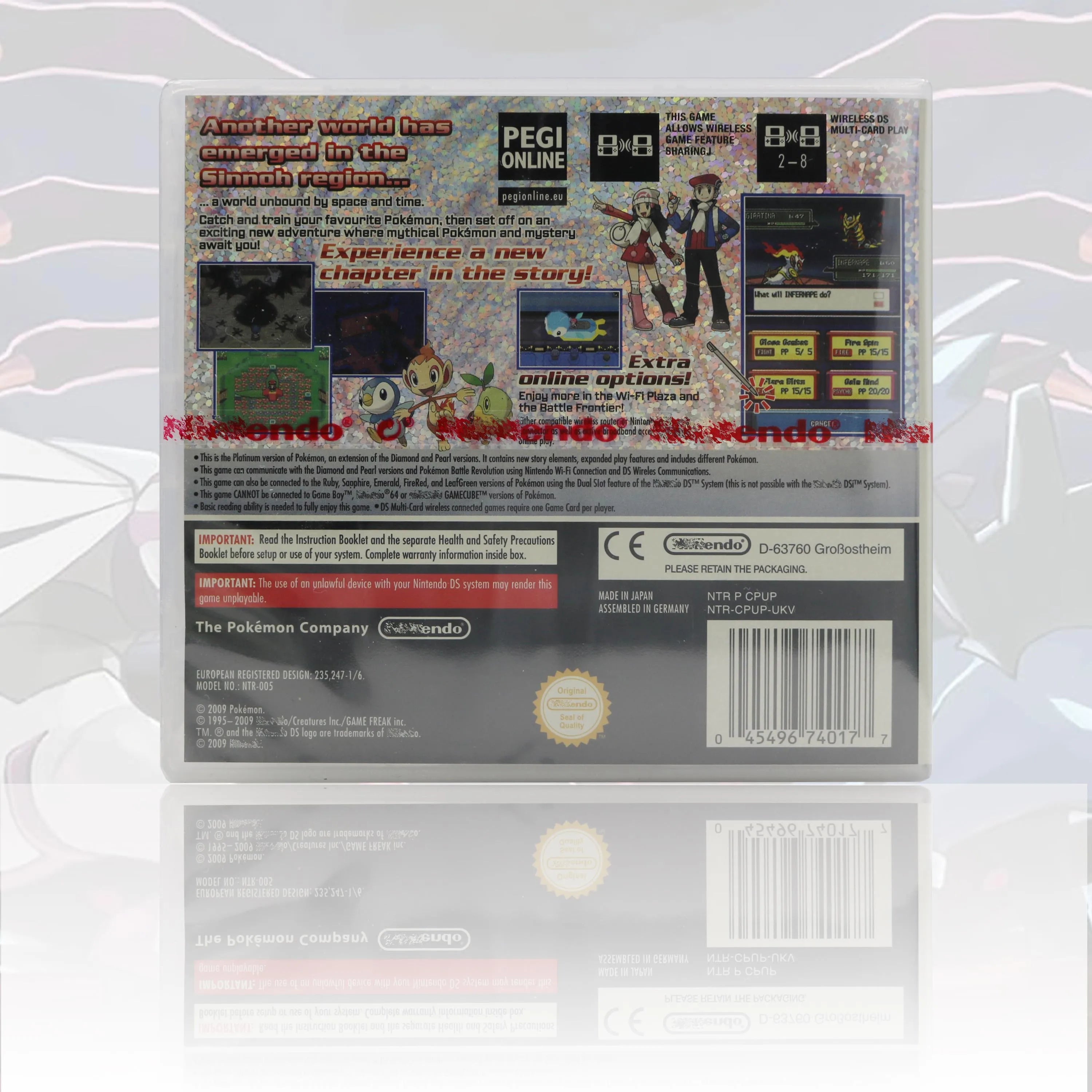 UKV Version Pokémon Platinum Version New Sealed Package DS Video Game ...