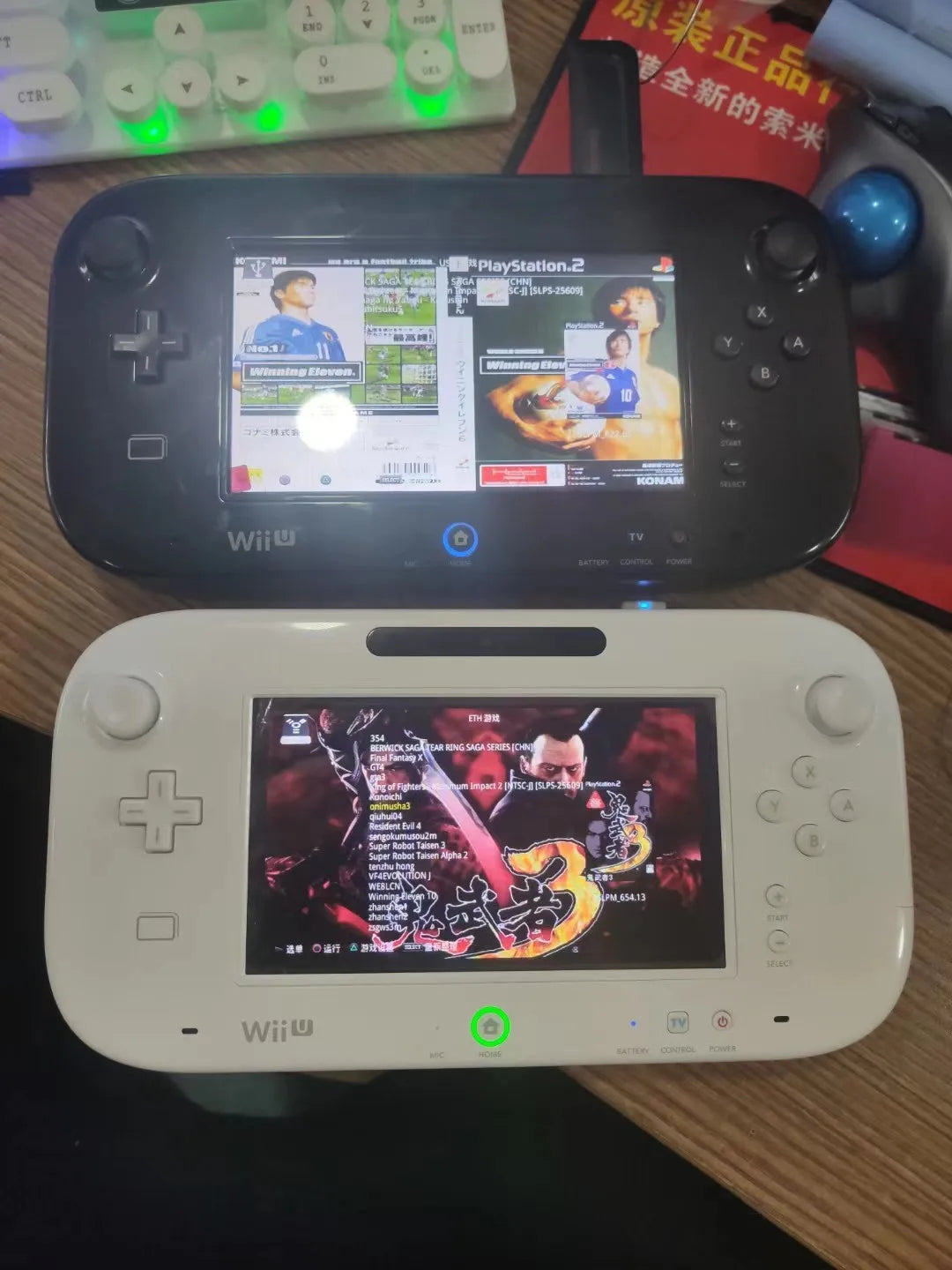 Retro 6.5 inch ps2 portable game console LCD Kids Color Game Player ...