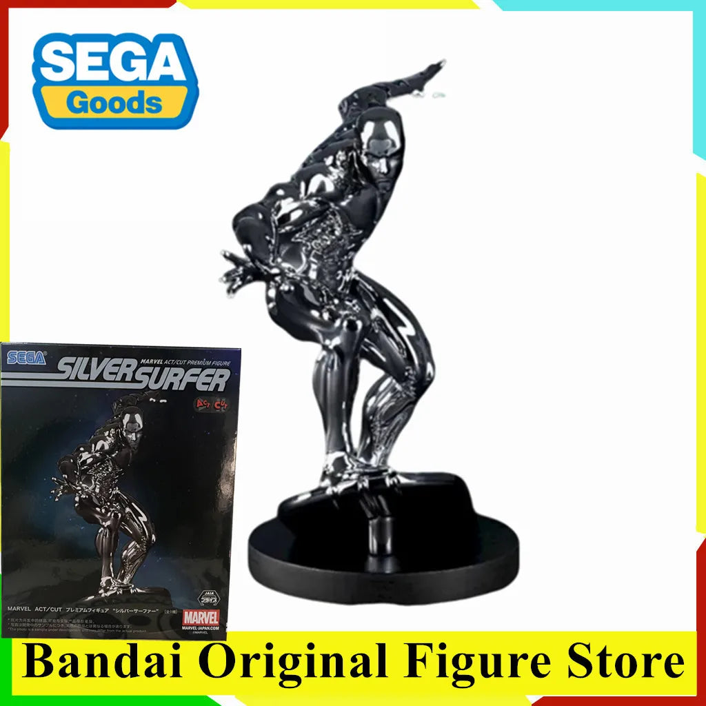 Original SEGA Marvel Fantastic Four Silver Surfer ACT CUT Action Figur ...