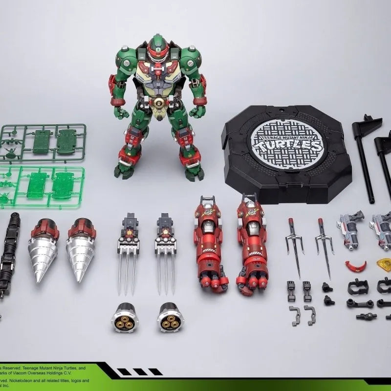 【IN STOCK】JOYTOY HEATBOYS Raphael mechanical turtle series finished al ...